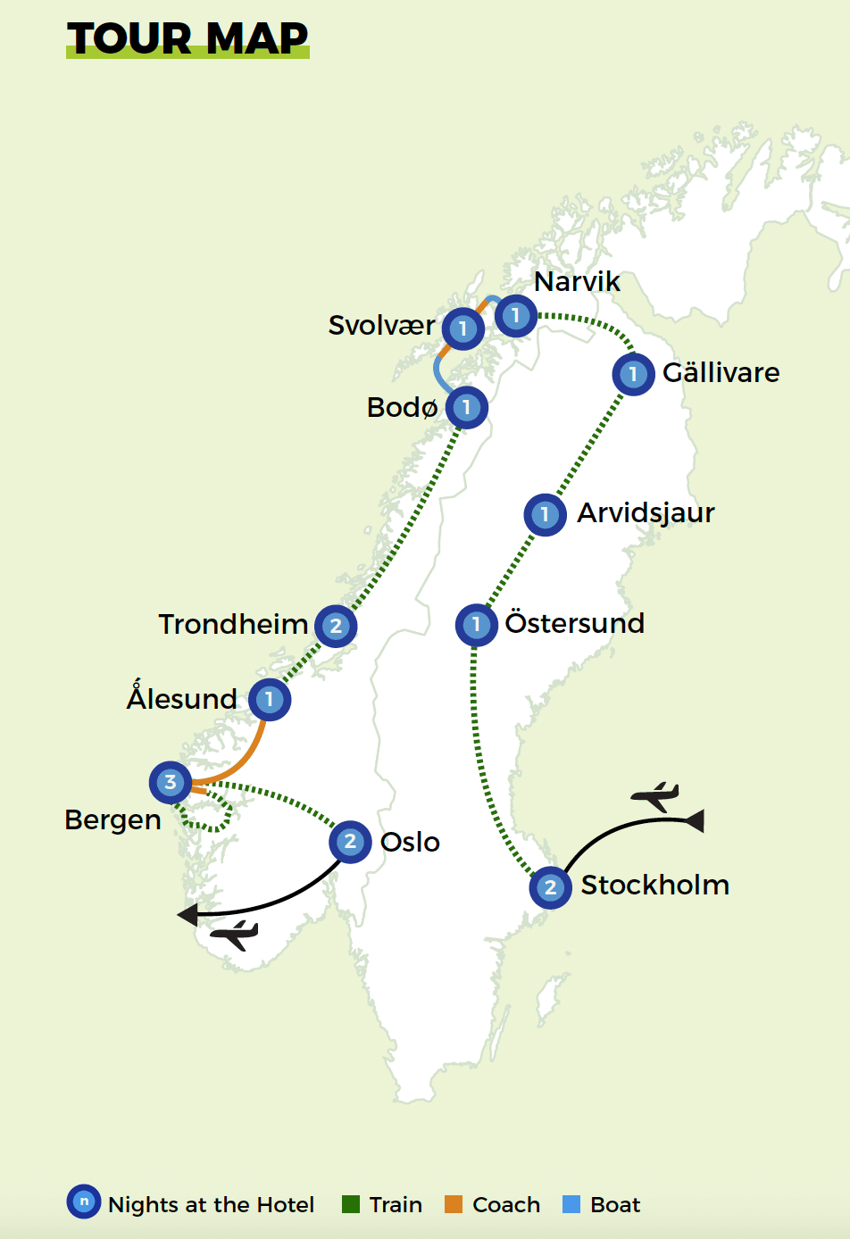 Scandinavia by Rail, Road and Sea - Escorted Rail Holidays Travel and ...