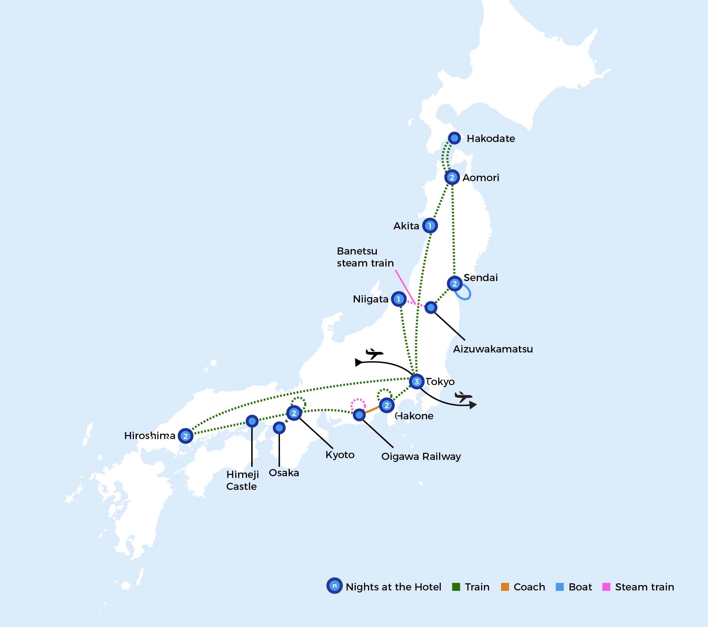Japan Springtime Tour Package - Railway Adventures