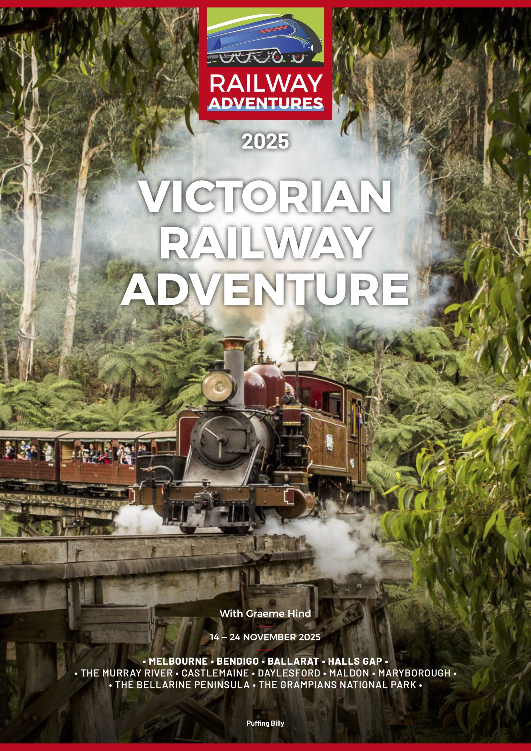 Victoria Steam Rail Package Tour - Railway Adventures